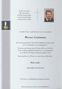 Sterbefälle - Bestattung Sammer